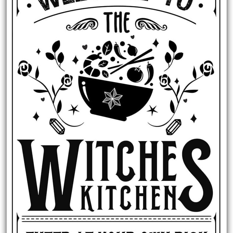 Kitchen Witch Sign - Etsy