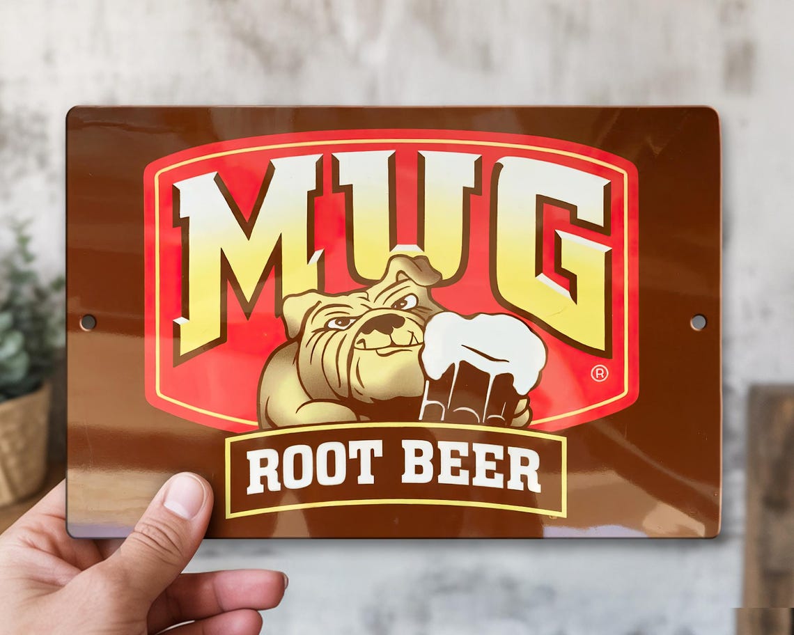 Mug Root Beer Retro Metal Aluminum Tin Sign Vintage - Etsy