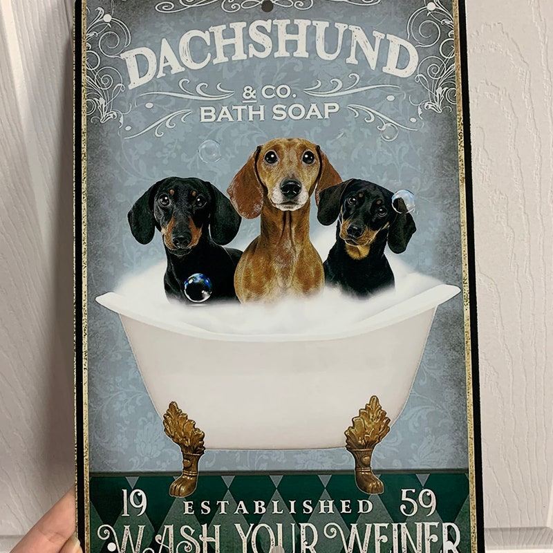 Bathroom Signs Dogs - Etsy