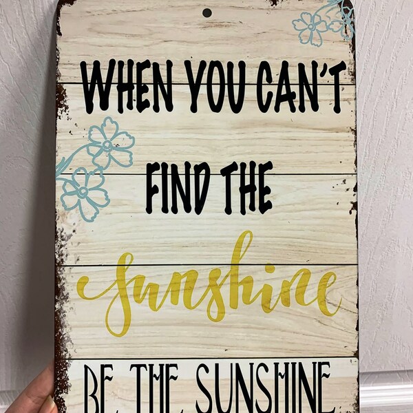 When You Cant Find the Sunshine Be the Sunshine Svg - Etsy