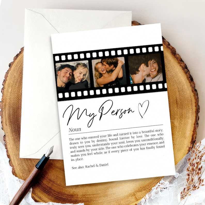 Personalized My Person Definition Print Gift for Him, Valentines Day ...