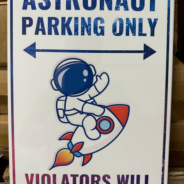 Funny Astronaut Sign - Etsy