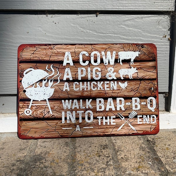 Pig Bbq Sign - Etsy