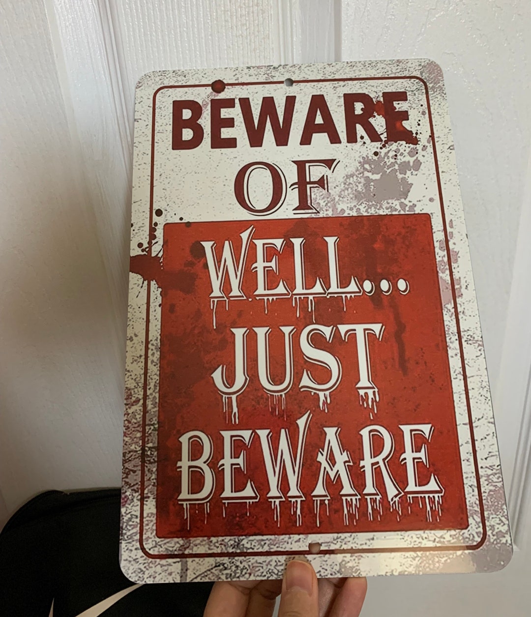 Beware of Well Just Beware Retro Metal Aluminum Tin Sign Vintage 8x12 ...