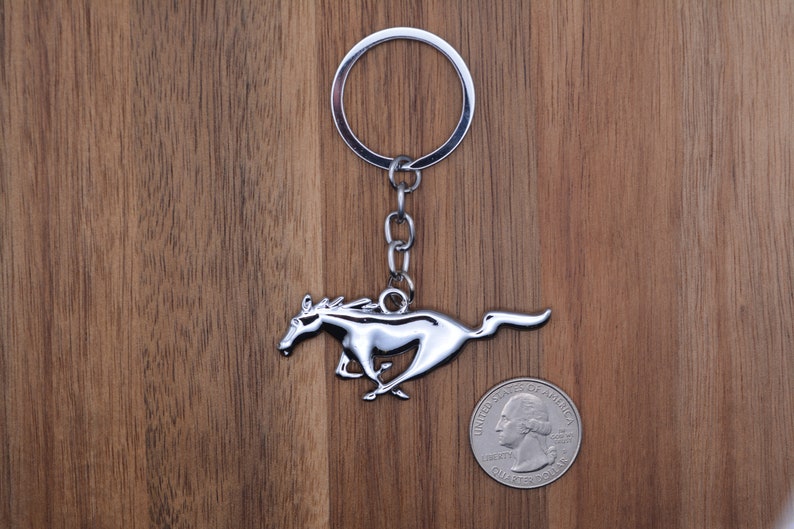 Ford Mustang Logo Keychain - Etsy