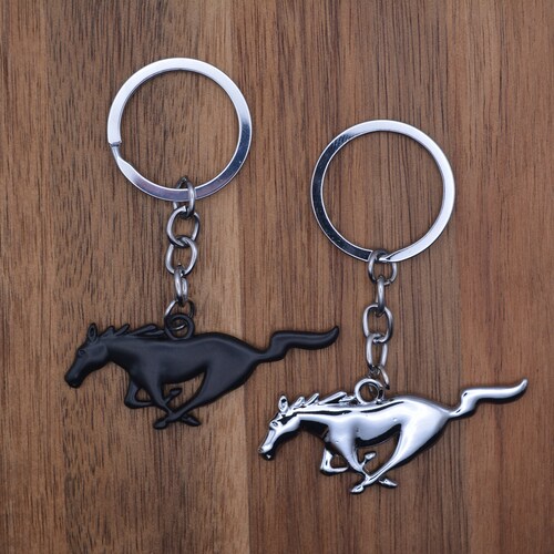 Ford Mustang Logo Keychain - Etsy