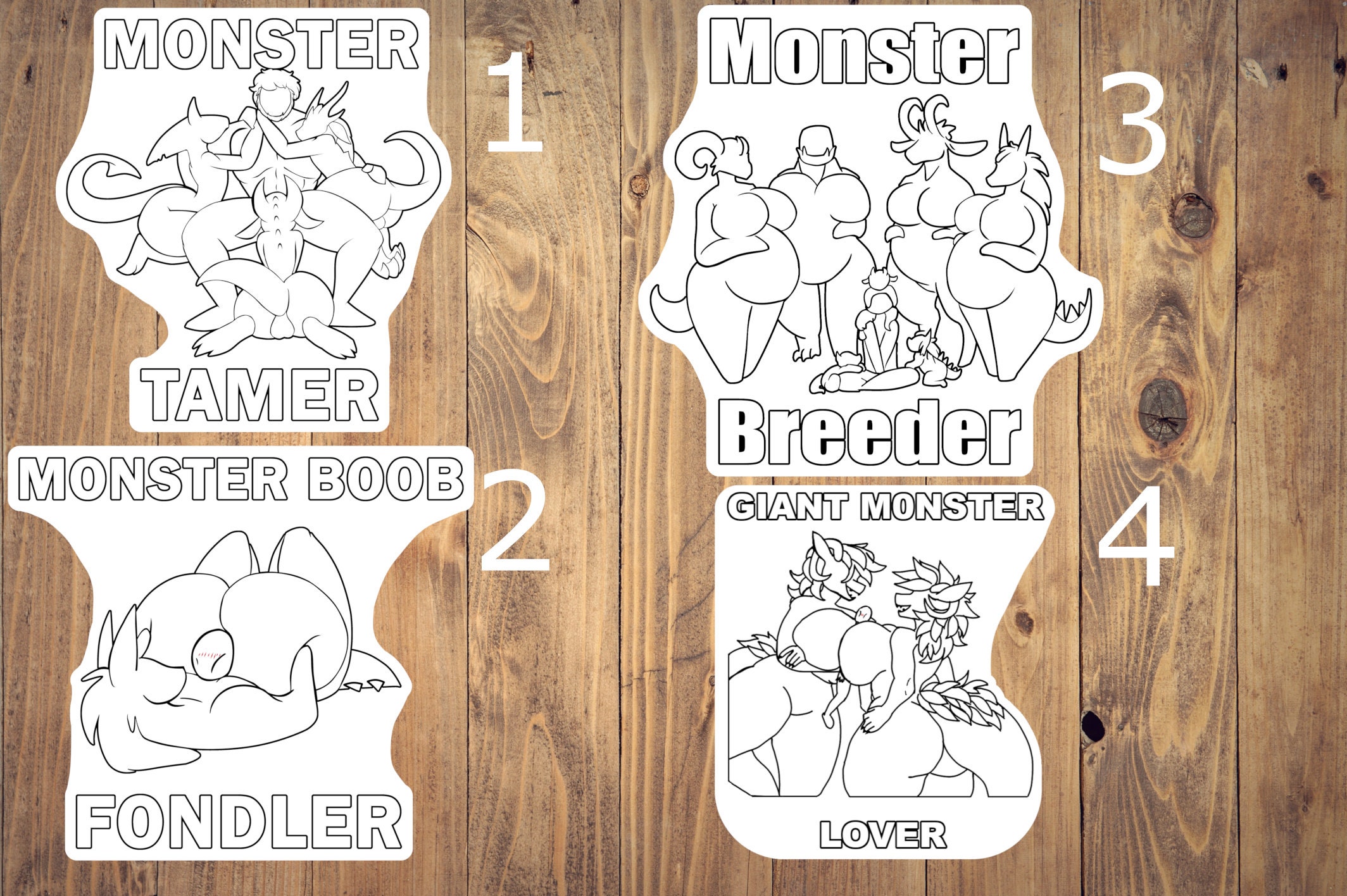 Proud Monster Lover and Tamer Vinyl Stickers Laptop Decal UV - Etsy