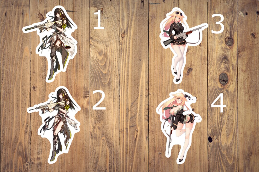 Girls Frontline Girls/guns Vinyl Stickers Laptop Decal UV - Etsy