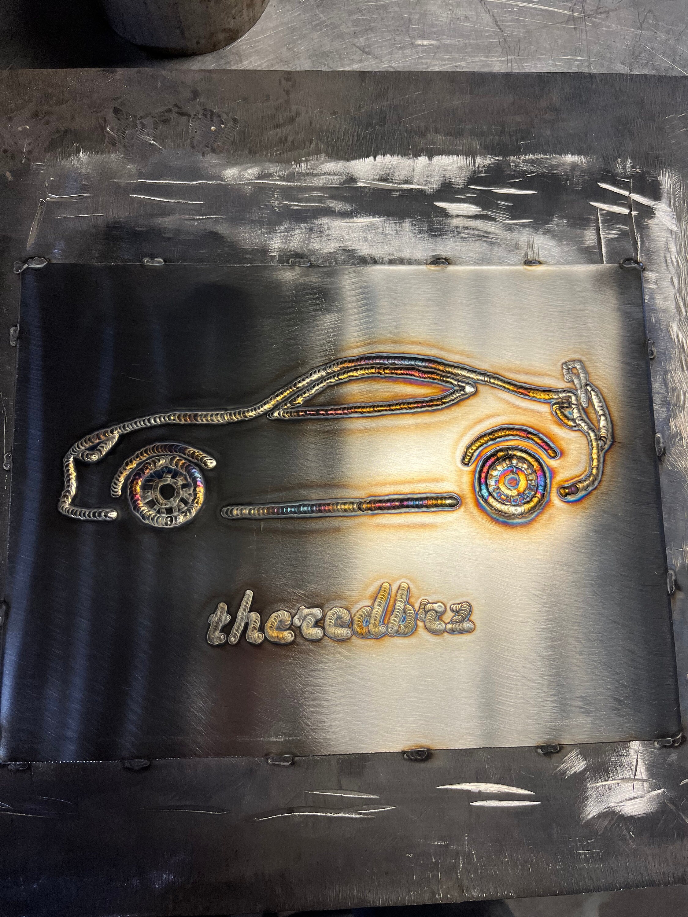 Custom Weld Art Plaque - Etsy