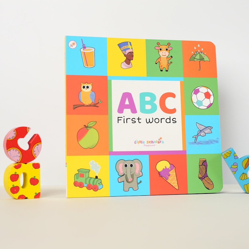 Children's Abcs Book, Board Book, Alphabet Book, Educational Book, 1st ...