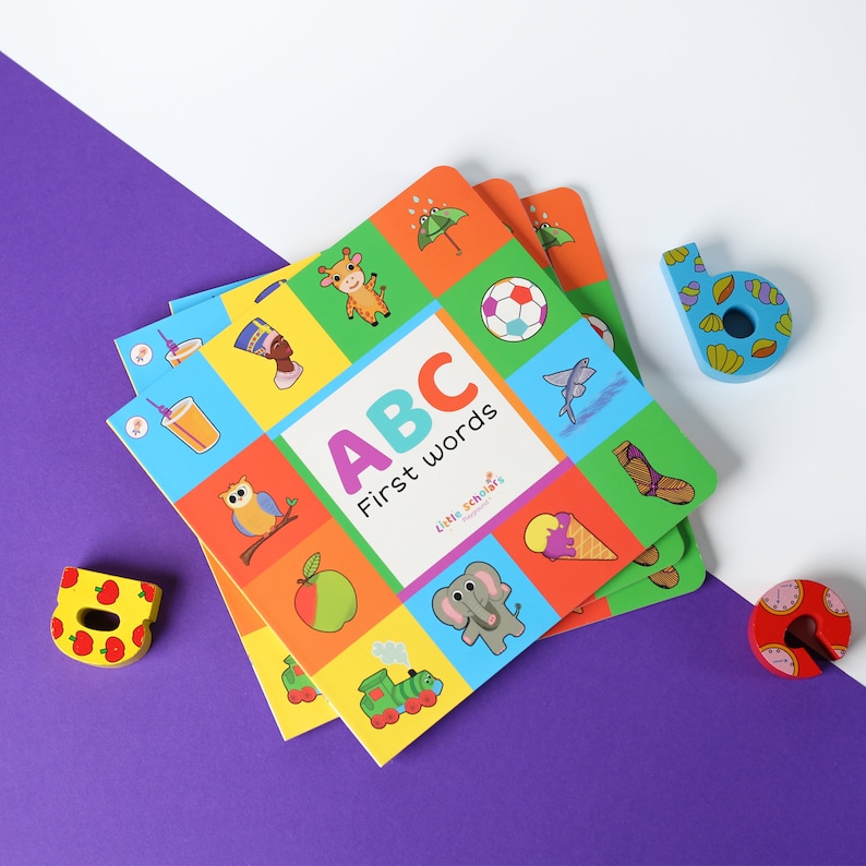 Children's Abcs Book, Board Book, Alphabet Book, Educational Book, 1st ...