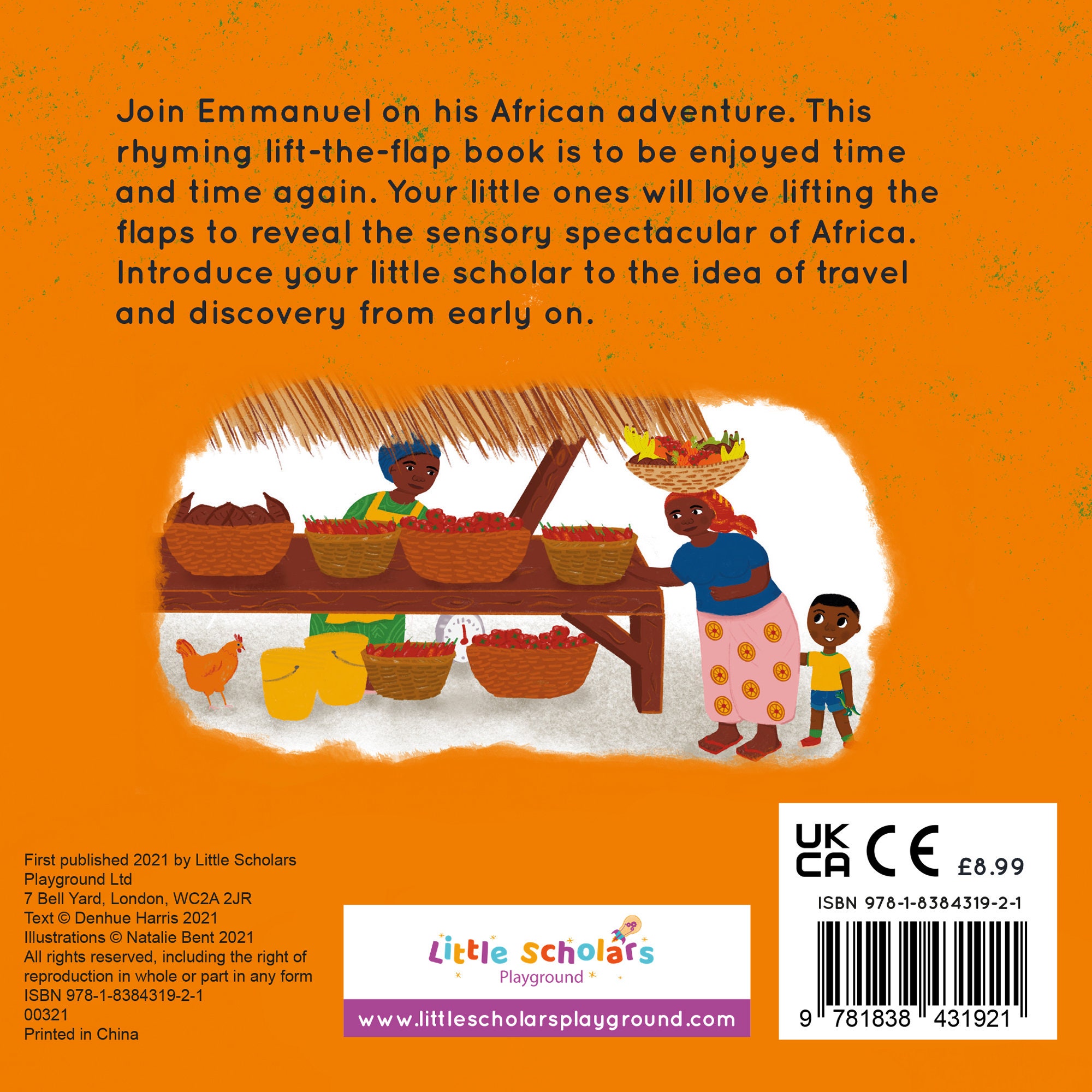 Children’s Book, Flap Book, Emmanuel's African Adventure, Ages 0-5 ...