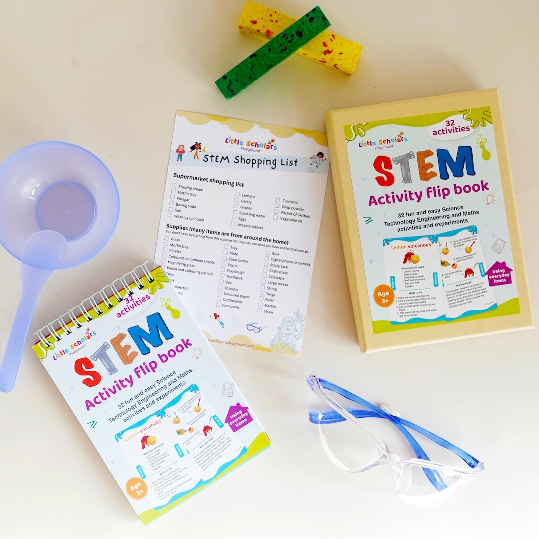 Kids Activity Box, Science Experiments, 32 STEM Activities ...