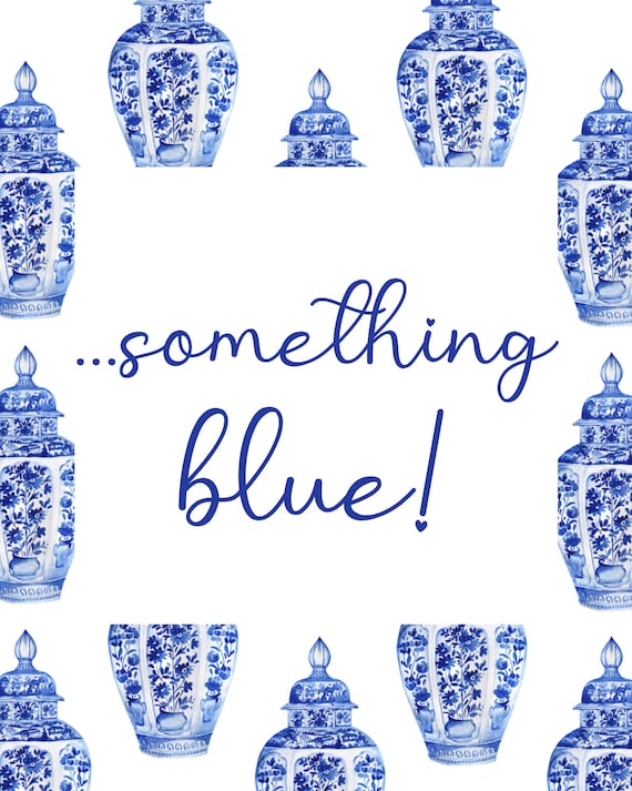 Weddings Chinoiserie Bridal Shower Tea Party Sign Welcome Something ...