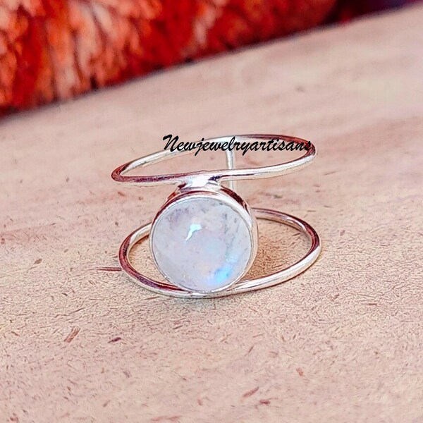 Moonstone Ring - Etsy
