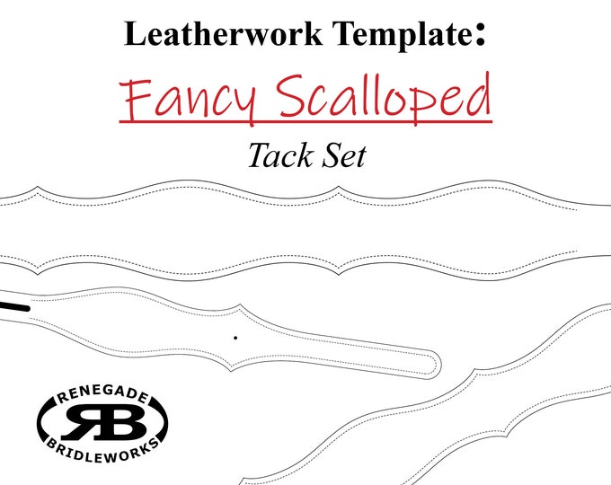 Template: Fancy Scalloped Tack Set - Etsy