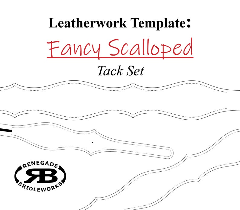 Template: Fancy Scalloped Tack Set - Etsy