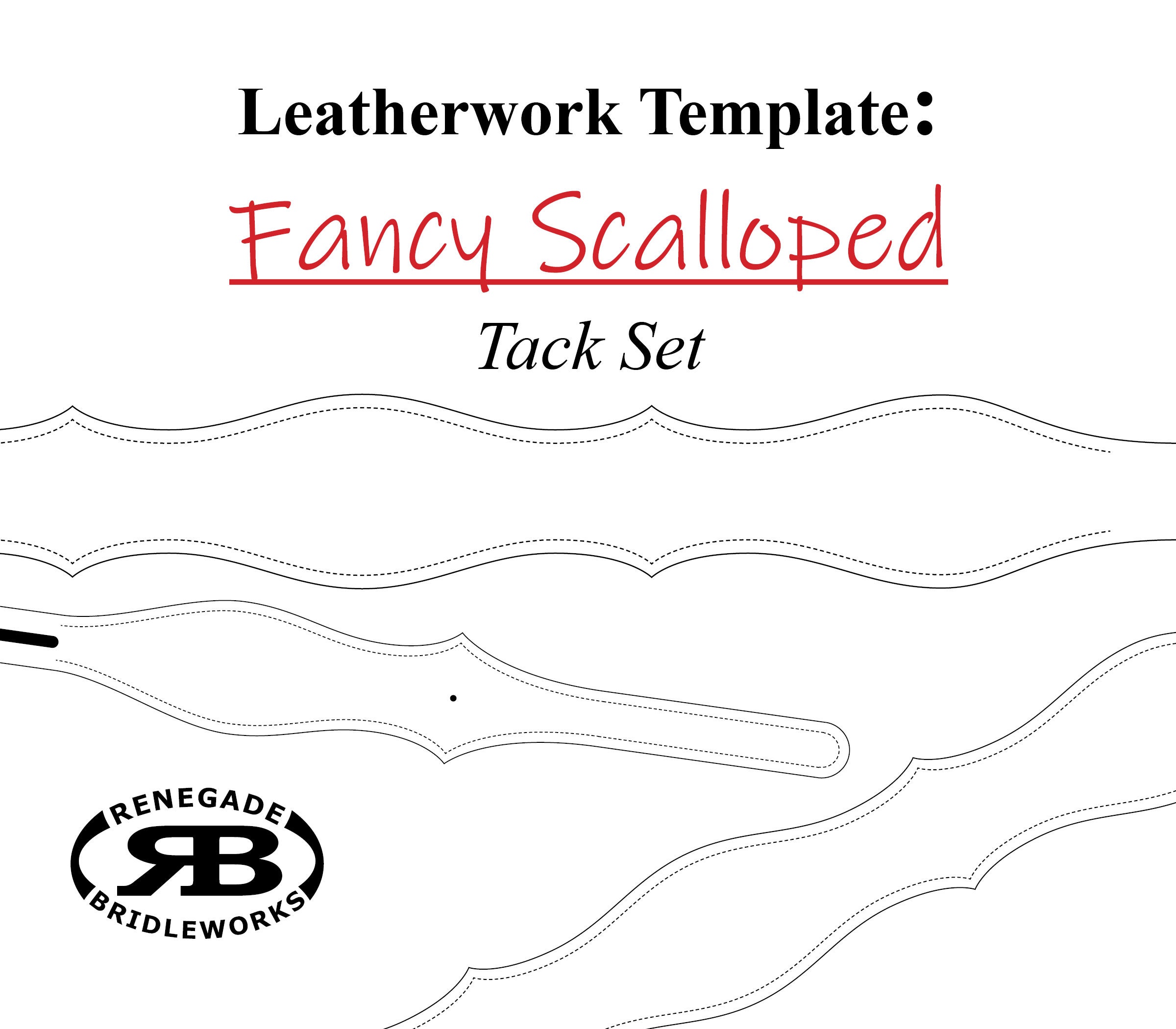Template: Fancy Scalloped Tack Set - Etsy