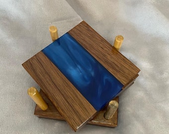 Epoxy Coasters - 4 per Set - Etsy