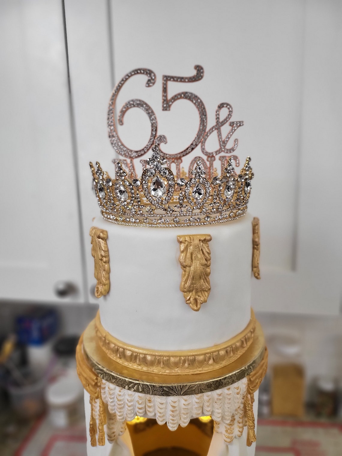 Faux 3 Tier Cake - 3 Tiers Including Open Theater Style Second Tier and ...