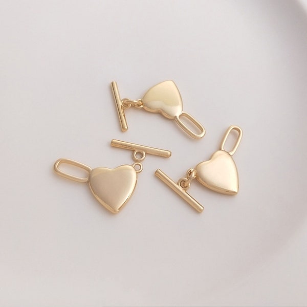 Heart Toggle Clasp - Etsy
