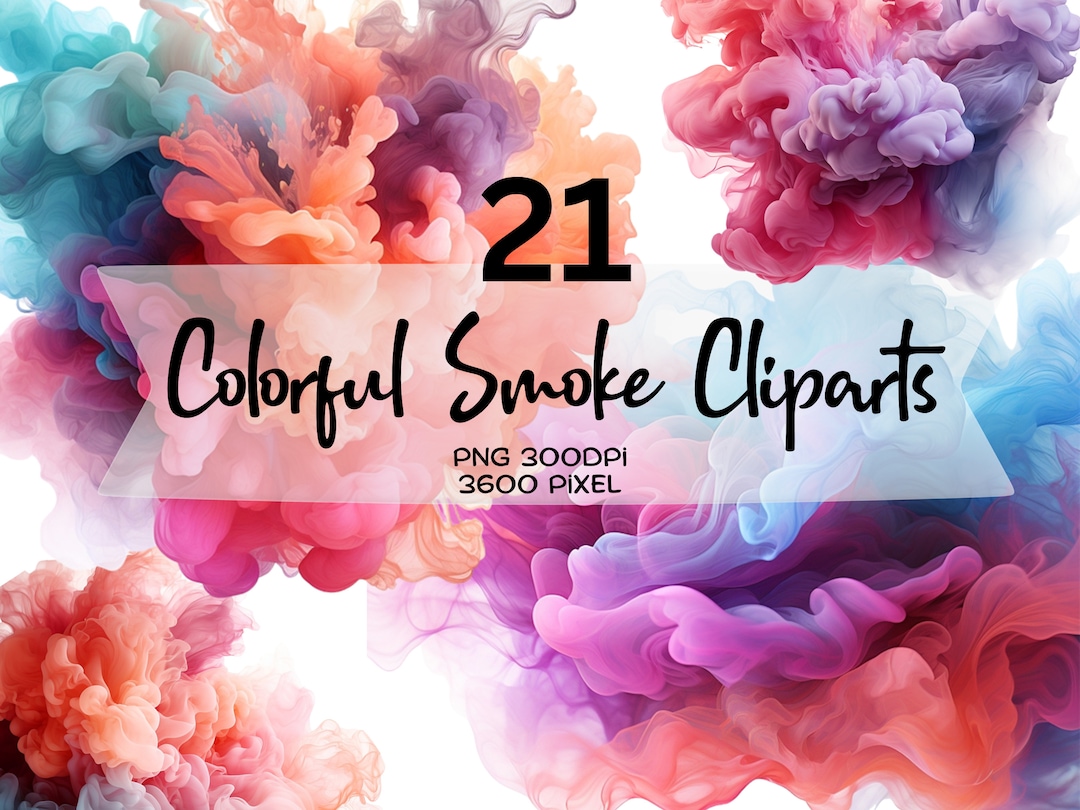 Colorful Smoke Cliparts, PNG Colorful Smoke , Bright Smoke Cilparts ...