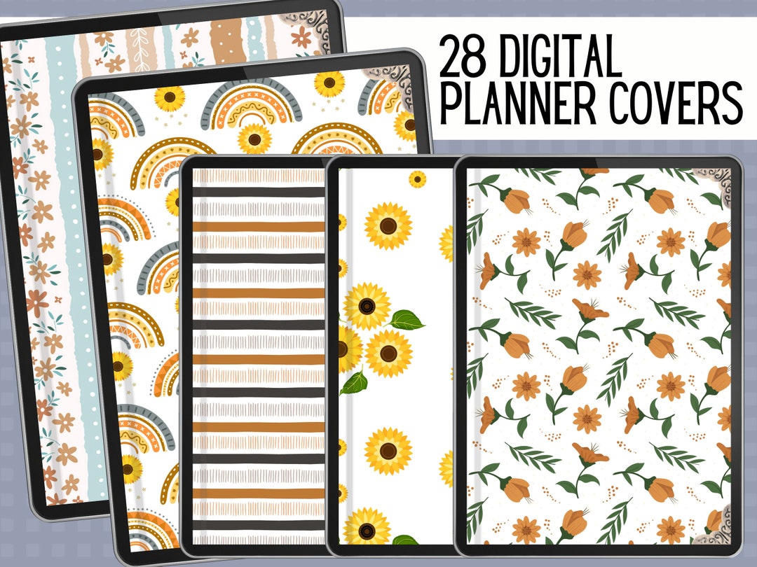 Digital Planner Covers, Goodnotes Covers, Digital Notebook Covers ...