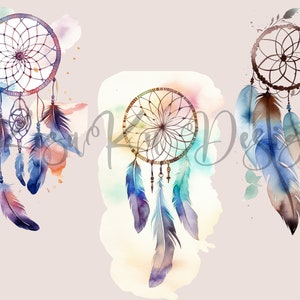Watercolor Dream Catcher Cliparts, Dream Catcher Cliparts, Dream ...