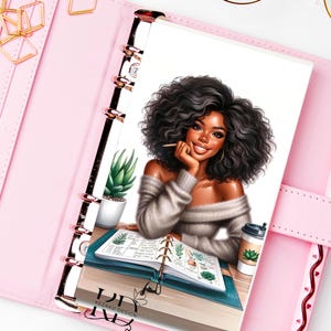 Beautiful Planner Girl Dashboard, PDF Printable Planner Dashboards ...