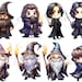 Chibi Wizard PNG Cliparts - 26 Watercolor Chibi Wizard Cliparts, Magic ...