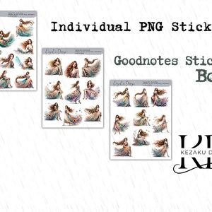 DIGITAL Flowery Light Skin Girl-t3 Stickers, Beautiful Flowery Light ...