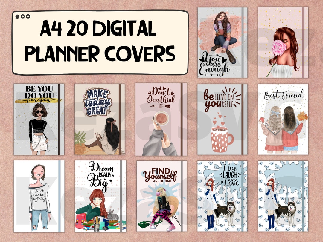 Digital Planner Covers, Goodnotes Covers, Digital Notebook Covers ...