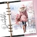 PRINTABLE Winter Girl Dashboard, Printable Planner Dashboard, Book ...