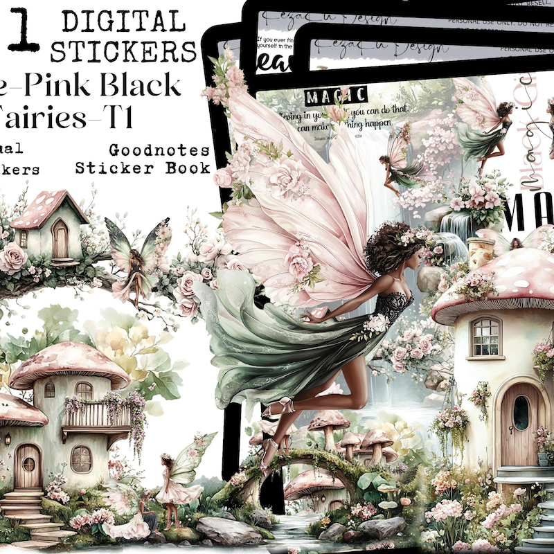 Fantasy Girls Stickers - Etsy