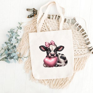 Baby Cow Sublimation, Baby Cow Wearing Pink Bow Clipart, Cute Calf ...