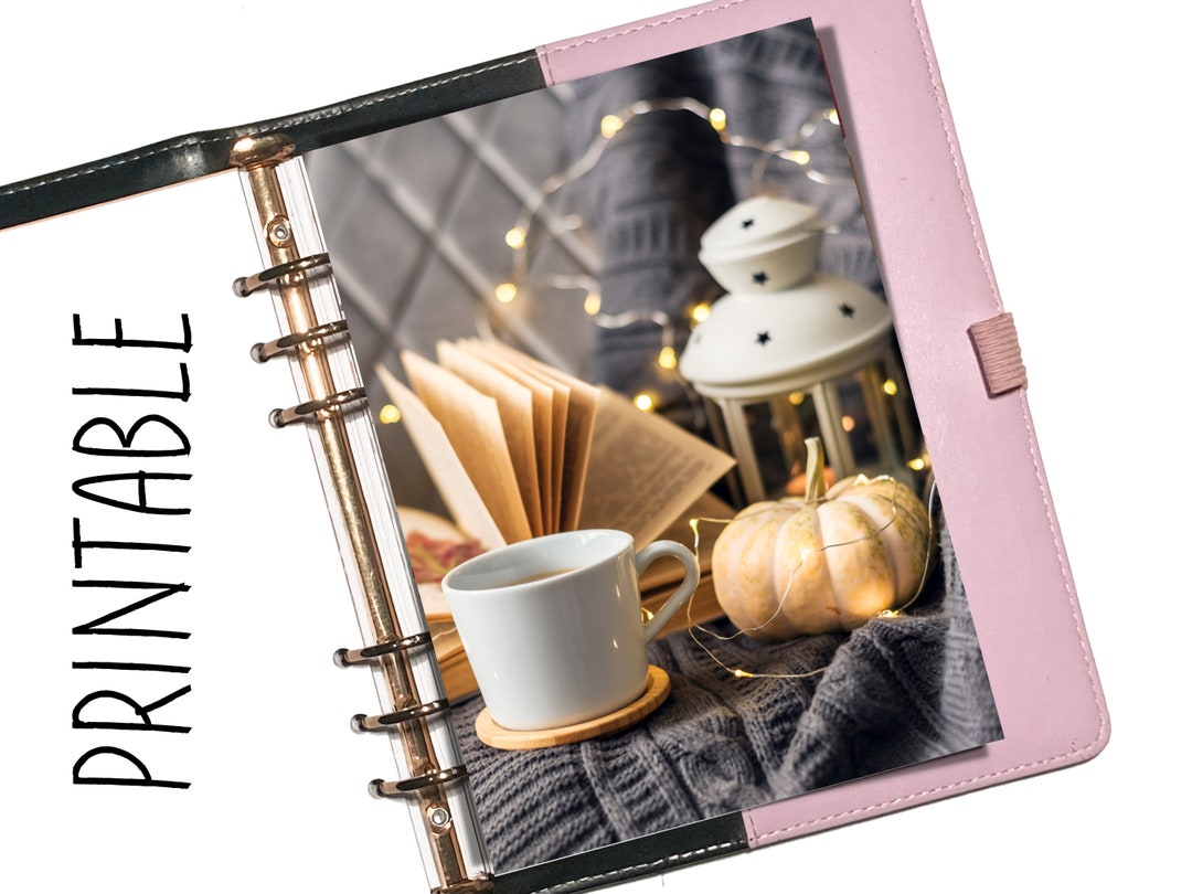 Autumn Planner Dashboard, Printable Planner Dashboards, Girl Dashboard ...