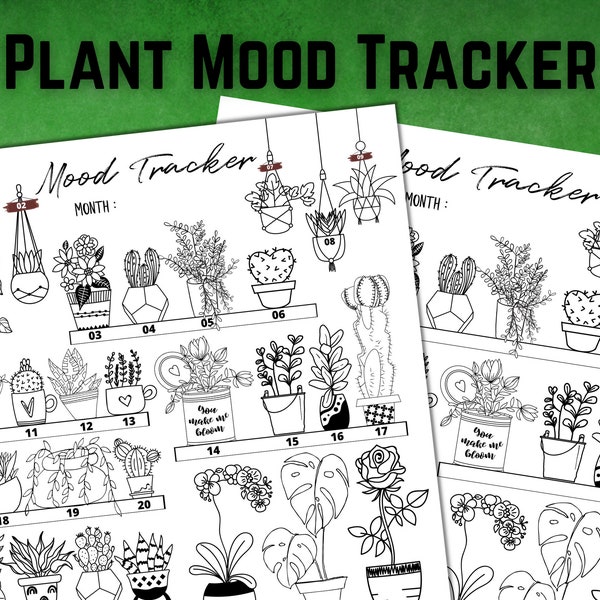 Mood Tracker - Etsy