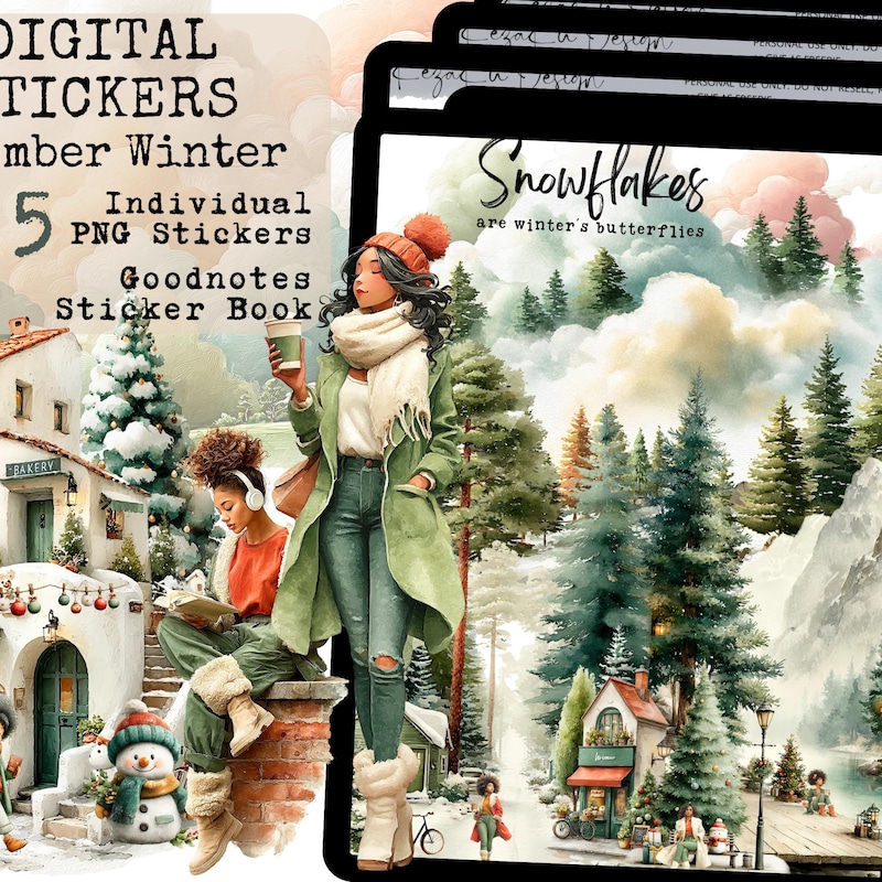 Red and Black Sticker Packs - Etsy