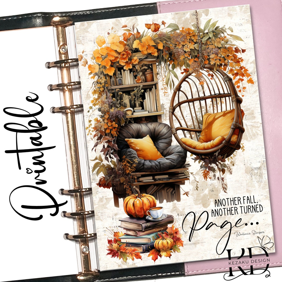 Planner Dashboard, Printable Hanging Chair Planner Dashboards, A5 ...