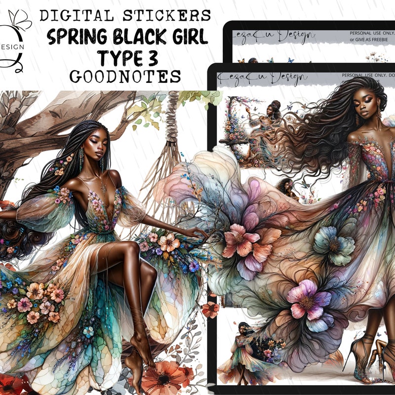 Cute Yearly Girl Stickers - Etsy