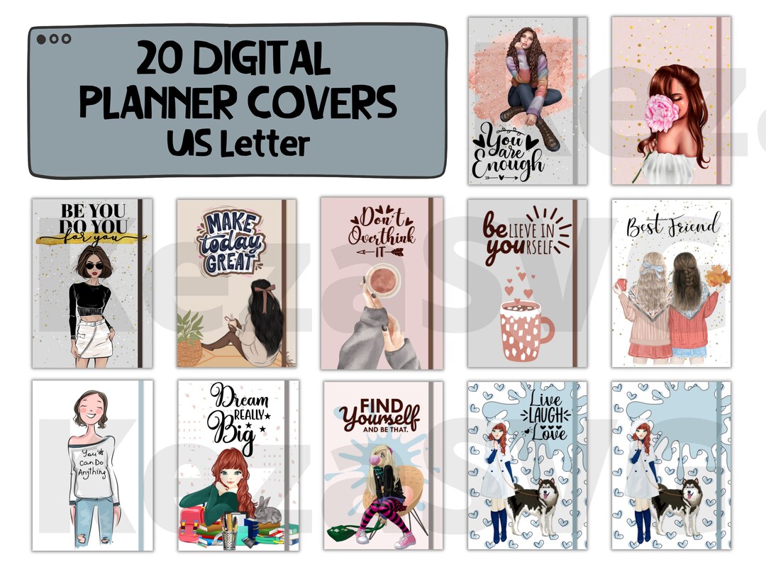 Digital Planner Covers, Digital Notebook Covers, Goodnotes Covers ...