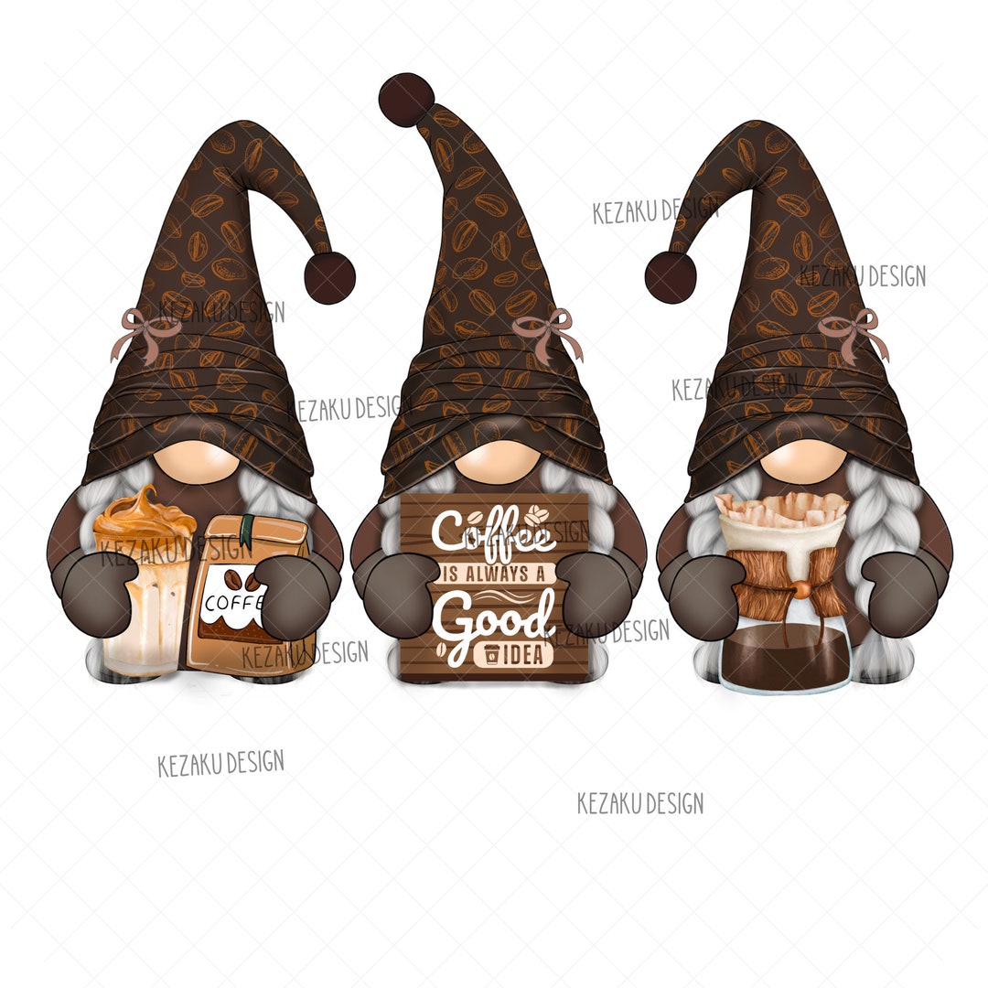 Coffee Gnomes PNG, Gnomes Png, Nordic Gnomes Png, Coffee Gnomes ...