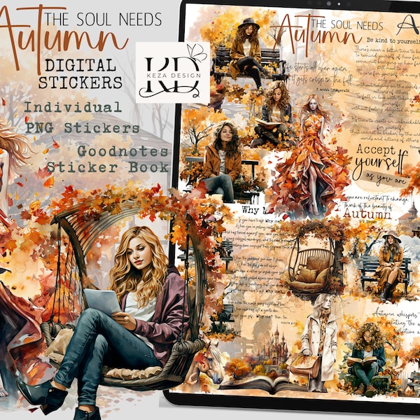 Autumn Digital - Etsy