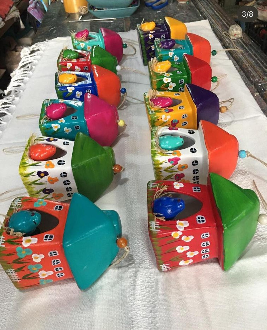 Wind Chime for Outdoors, Bird Cage Decor, Garden Decor,tree Decor, Bell ...