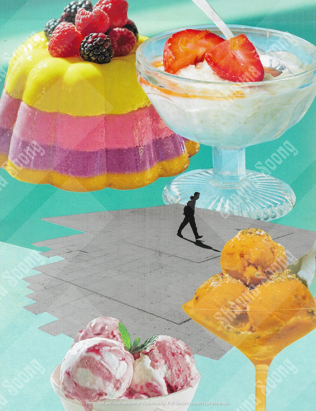 Lure: A3 Collage Print - Etsy