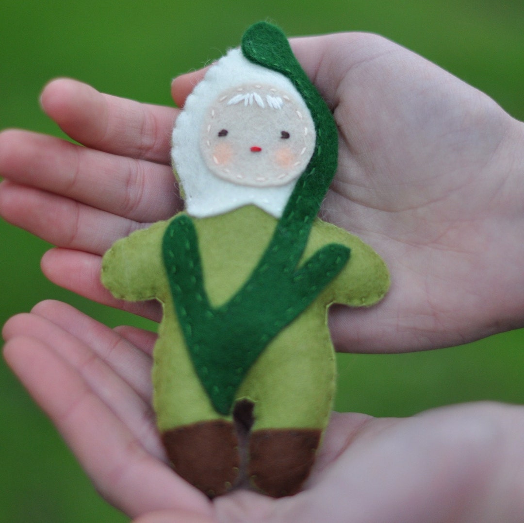Snowdrop Felt Pattern, Waldorf Doll, Waldorf Toys, Waldorf Puppe, Felt ...