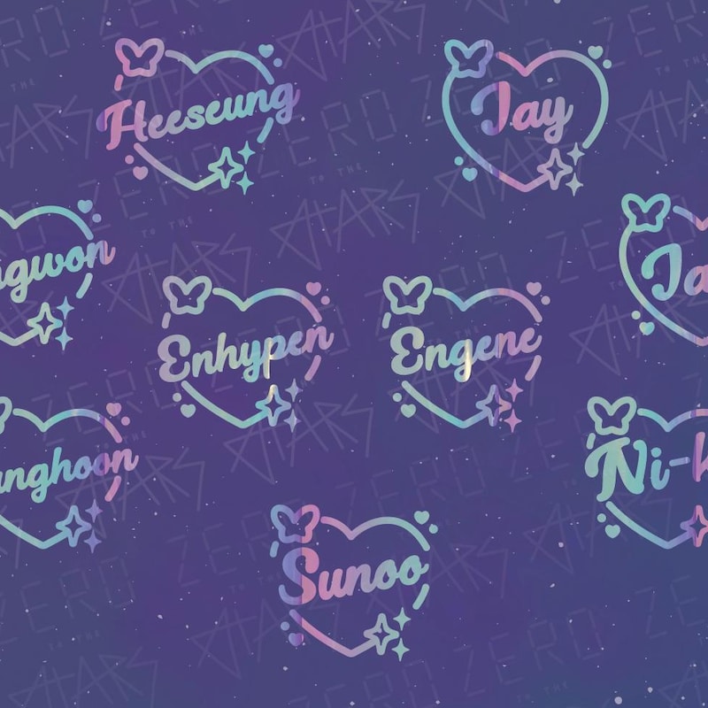 Enhypen Cute Stickers - Etsy