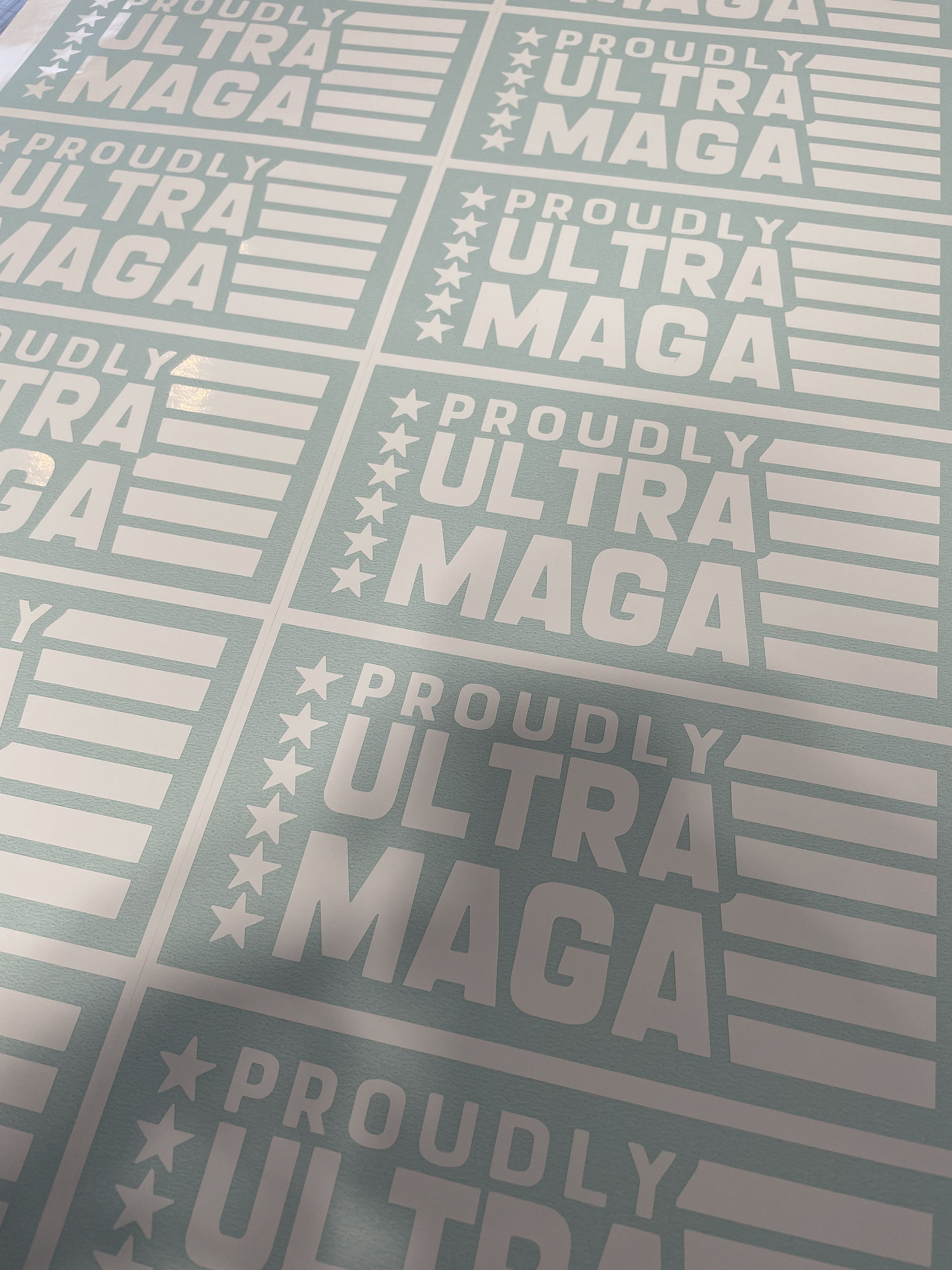 Proudly Ultra MAGA Stars Decal - Etsy
