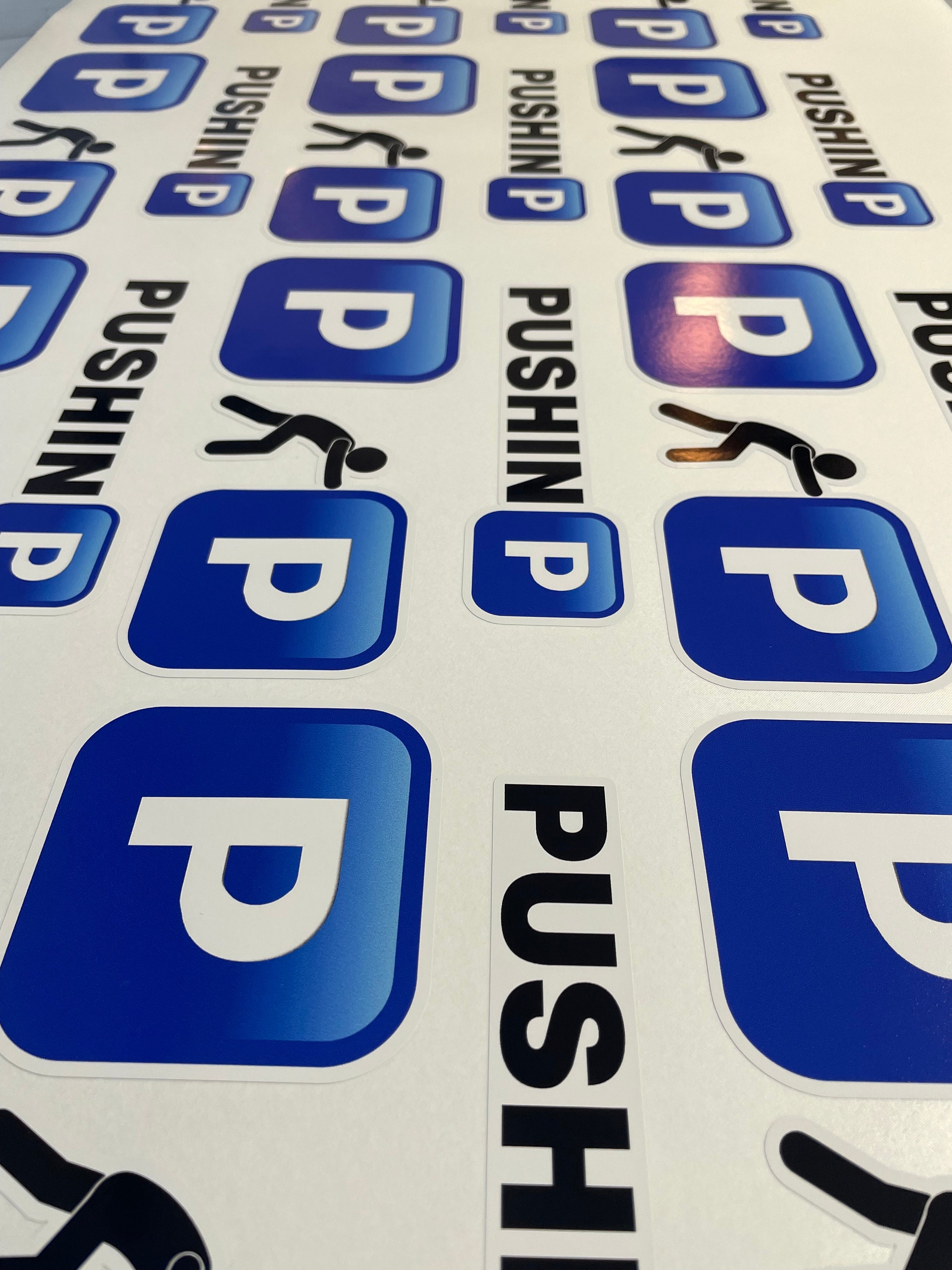 Pushin P Decal Set - 3 Different Designs - Etsy