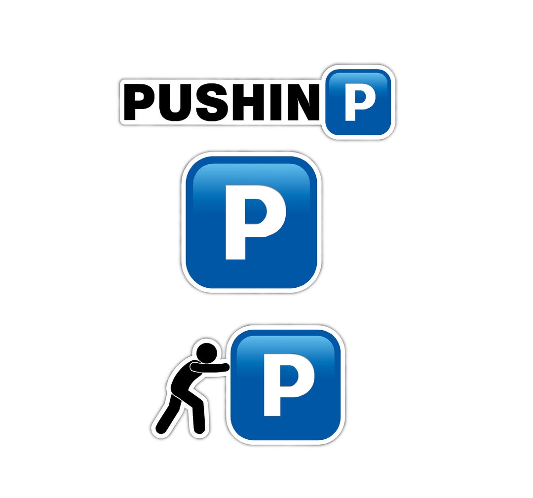 Pushin P Decal Set - 3 Different Designs - Etsy